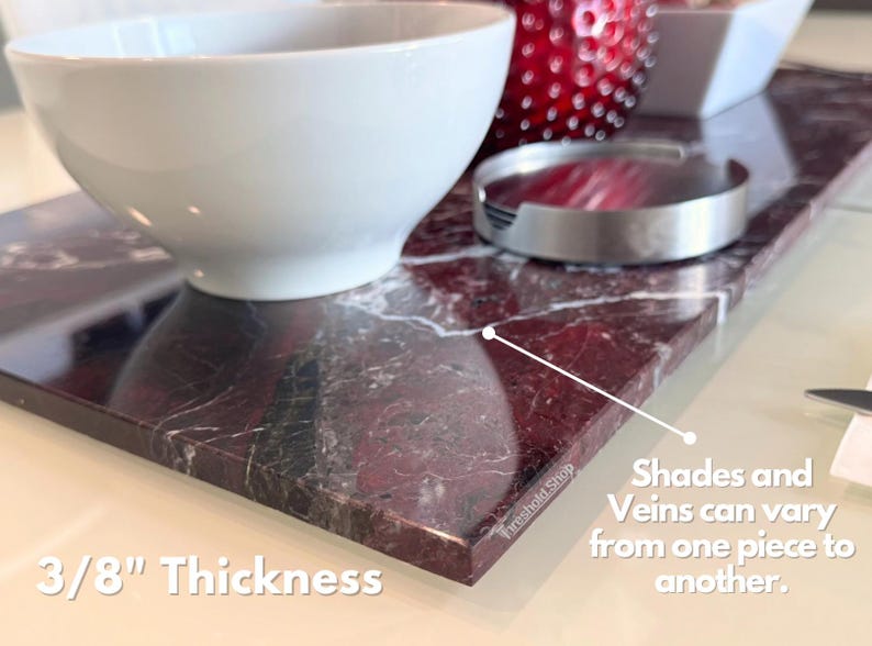 Custom Size | Rosso Levanto Polished Marble | Night Stand Top, Marble ...