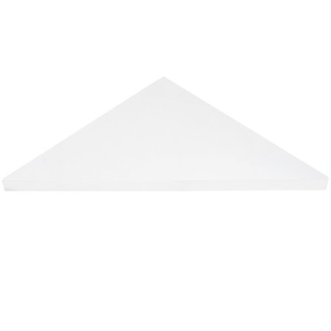 Super White Engineered Marble Triangle Shower Corner Seat - Etsy