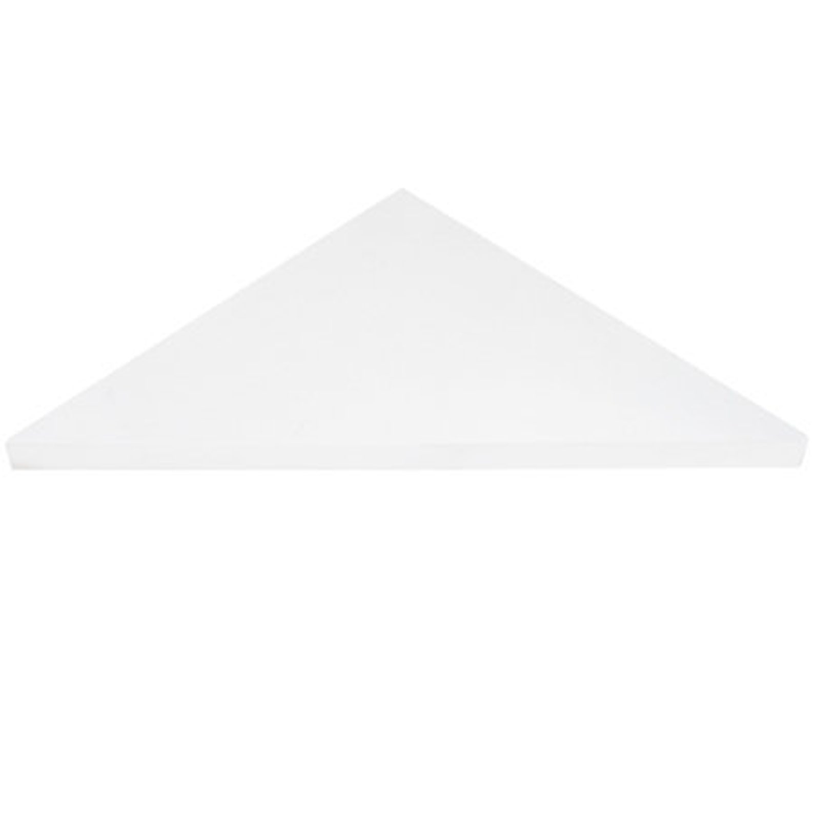 Super White Engineered Marble Triangle Shower Corner Seat - Etsy