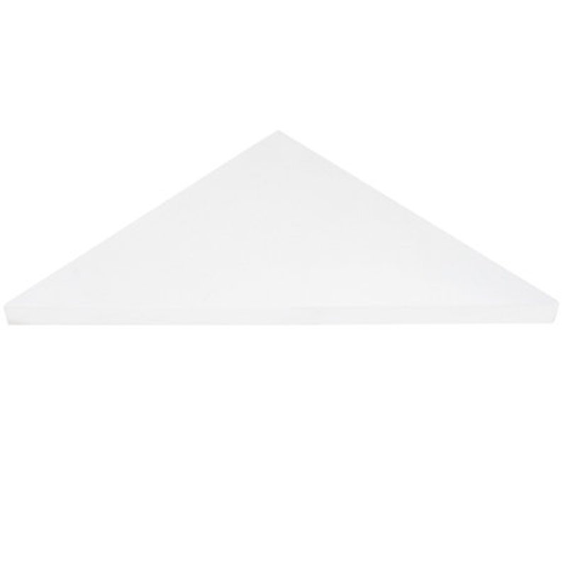 Super White Engineered Marble Triangle Shower Corner Seat - Etsy