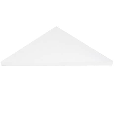 Super White Engineered Marble Triangle Shower Corner Seat - Etsy