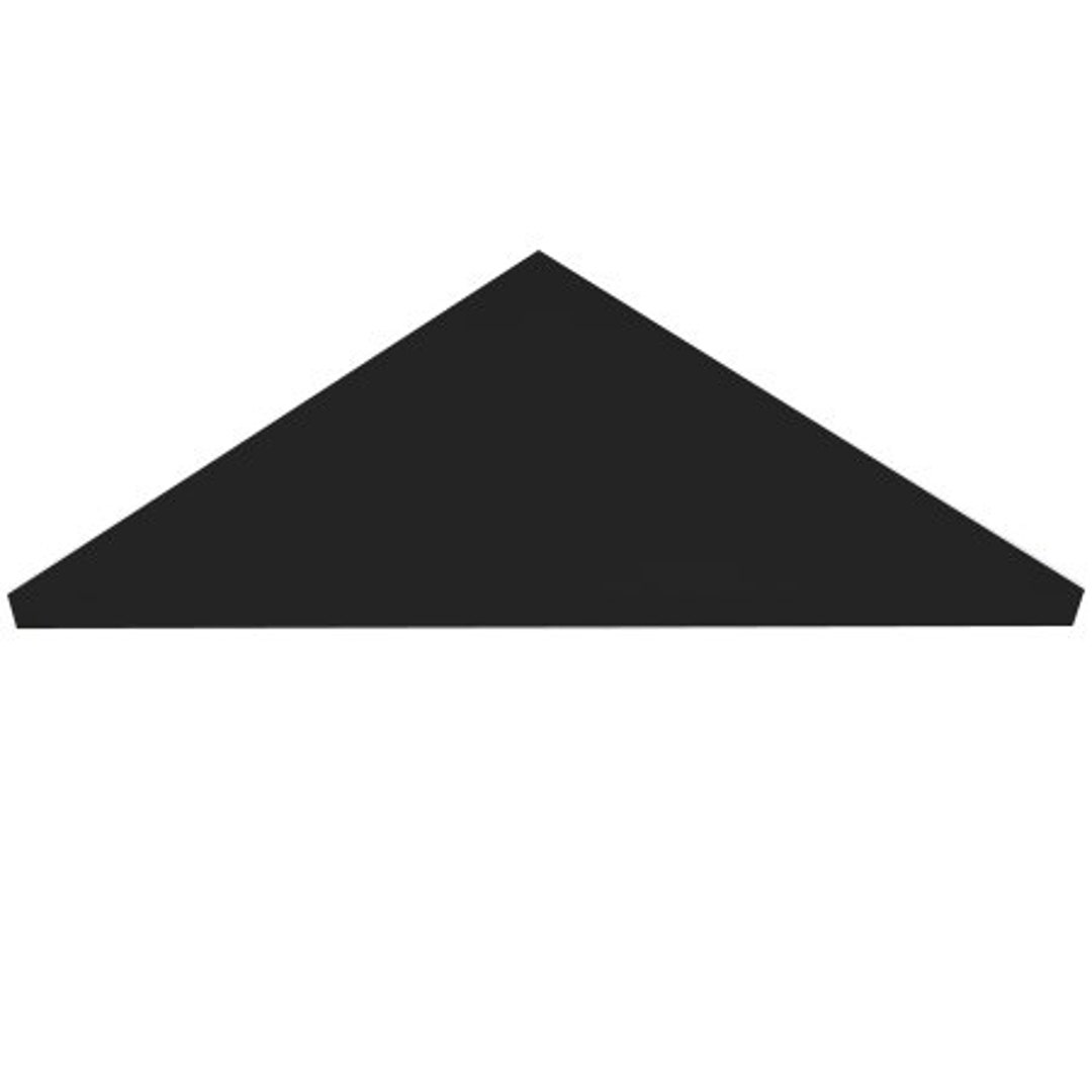 Super Black Engineered Marble Triangle Shower Corner Seat - Etsy