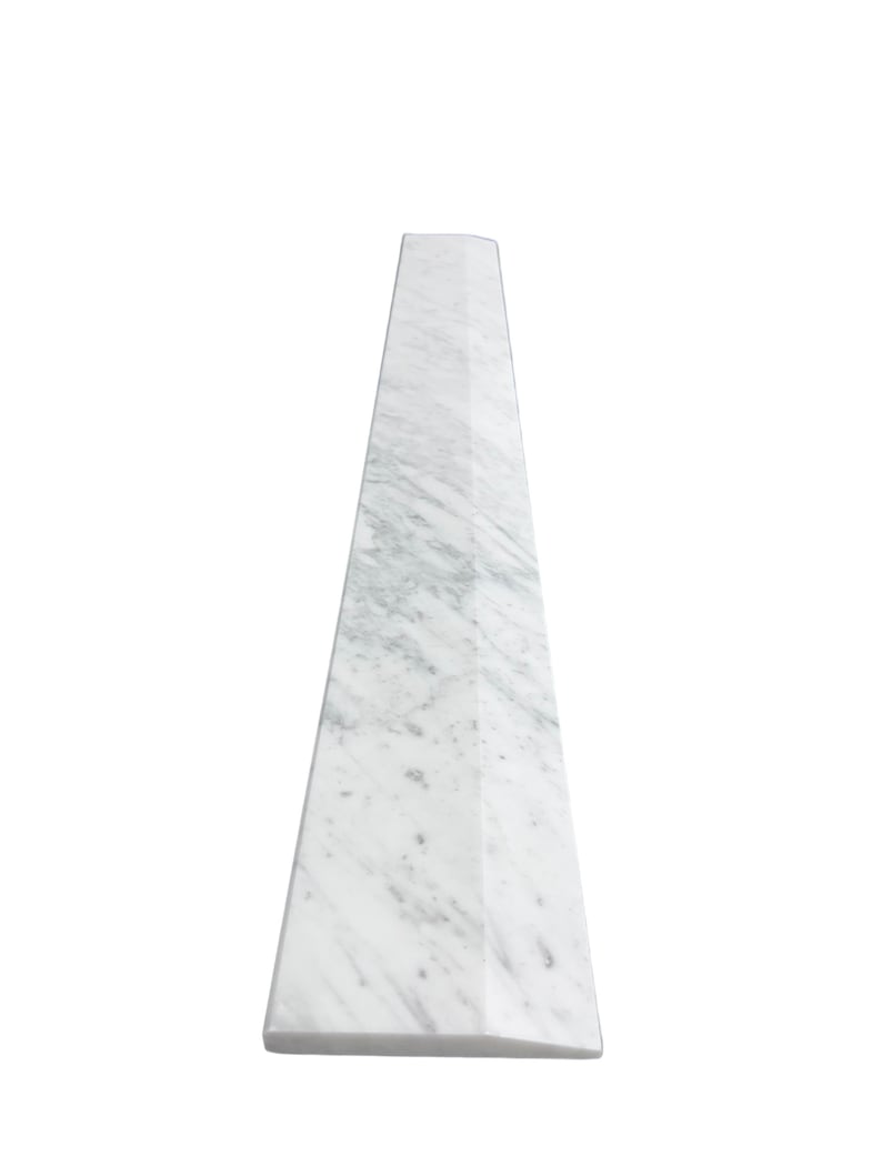 Single Hollywood White Carrara Marble Threshold for Floor Transitions ...
