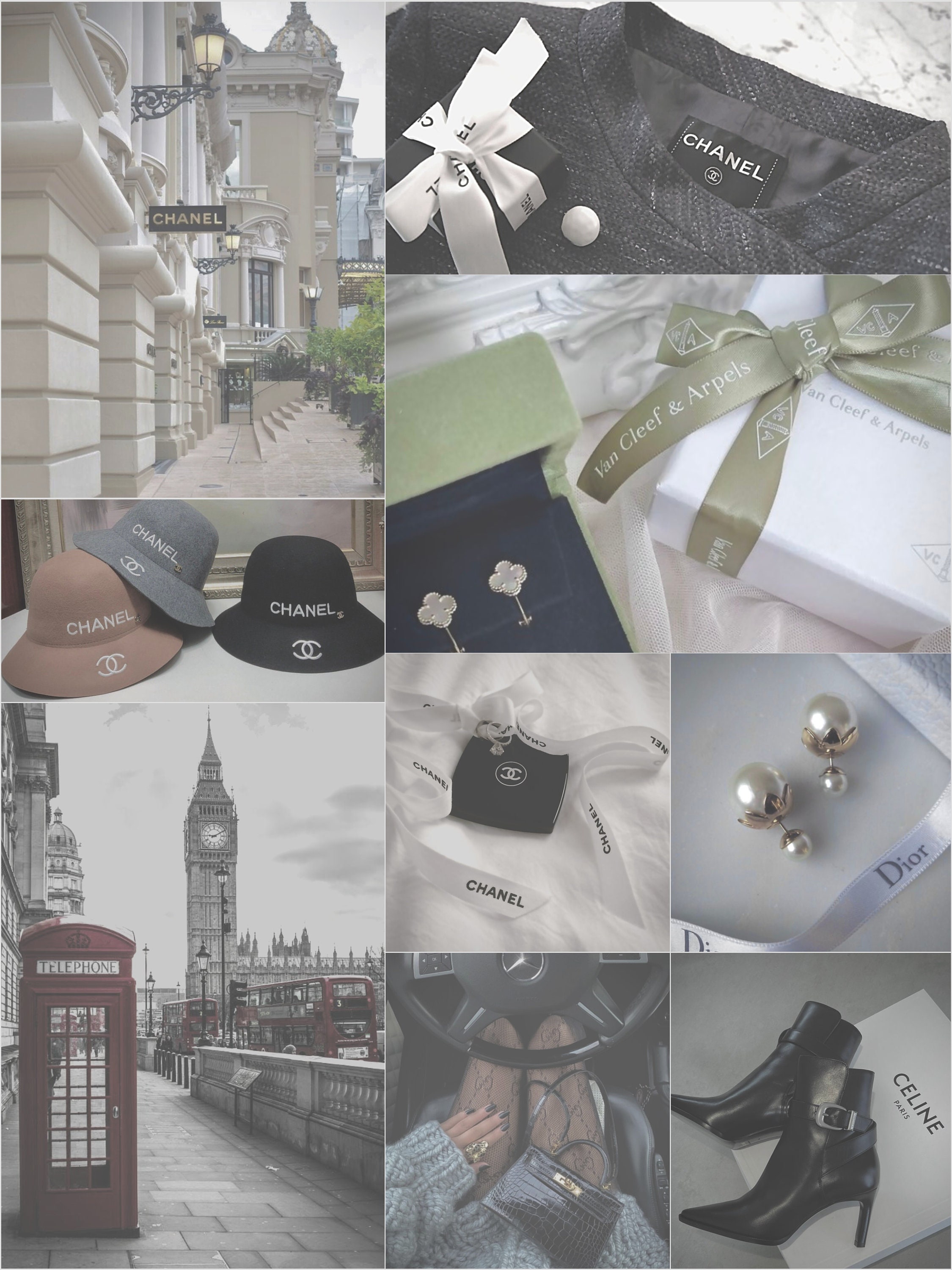 Soft Aesthetic Collage Wall Art | Luxury Poster | Boujee Decor | Trendy ...