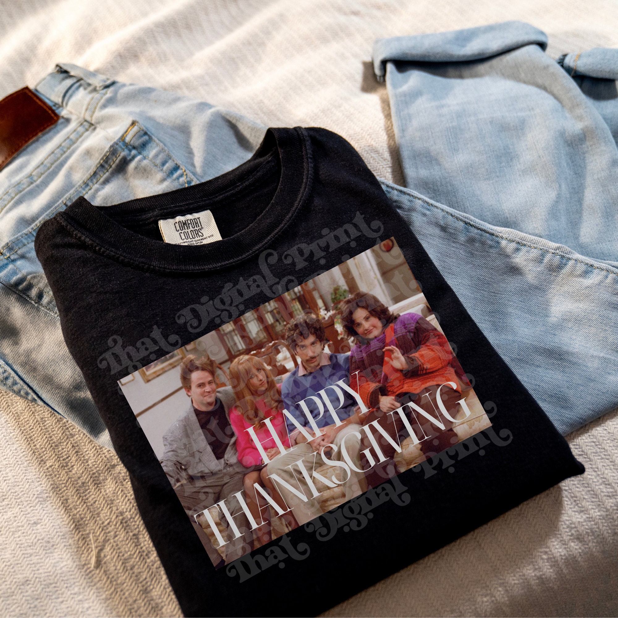Friends TV Show Thanksgiving PNG Design: 90s Pop Culture (digital ...