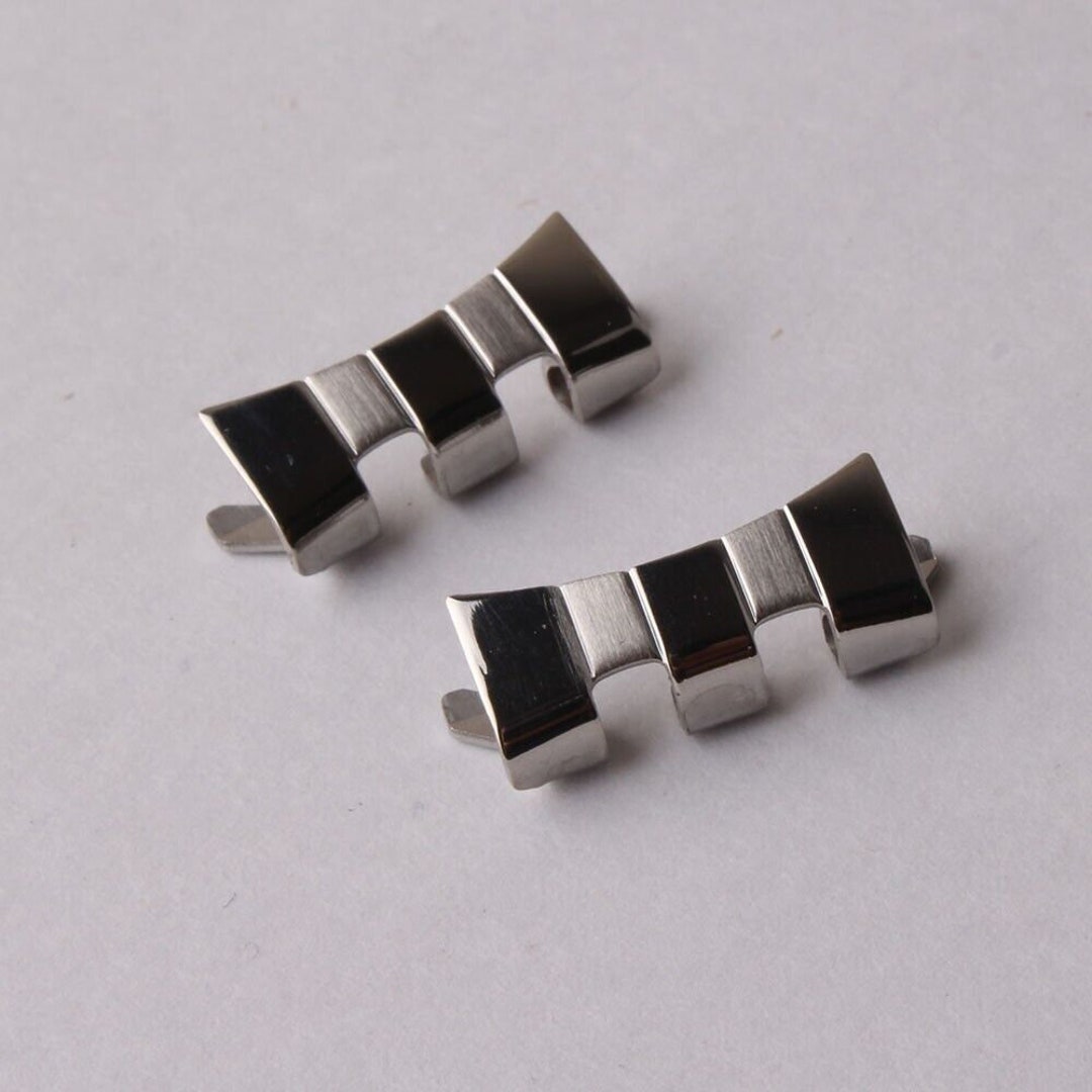 2 X Curved End Links , Tissot PRC200 T17 T461 T014430A T014410A,19 Mm ...