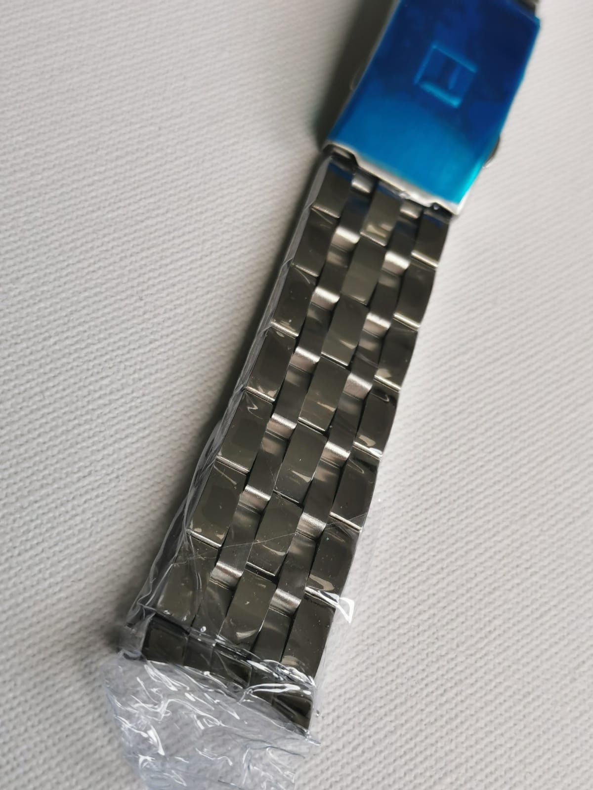 Tissot 19mm Stainless Steel Watch Bracelet Replacement With Curved End ...