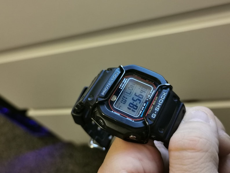 Anti-scratch Black Metal Guard Bumper Protector for Casio G-shock Watch ...