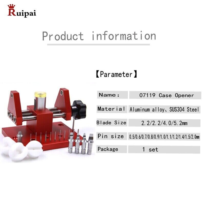 Professional Snap-on Watch Case Back Opener 50mm Remover Tool, Bezels ...