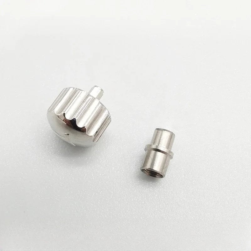 TISSOT Screw Down Locking WATCH CROWN & Tube Silver Replacement Spare ...