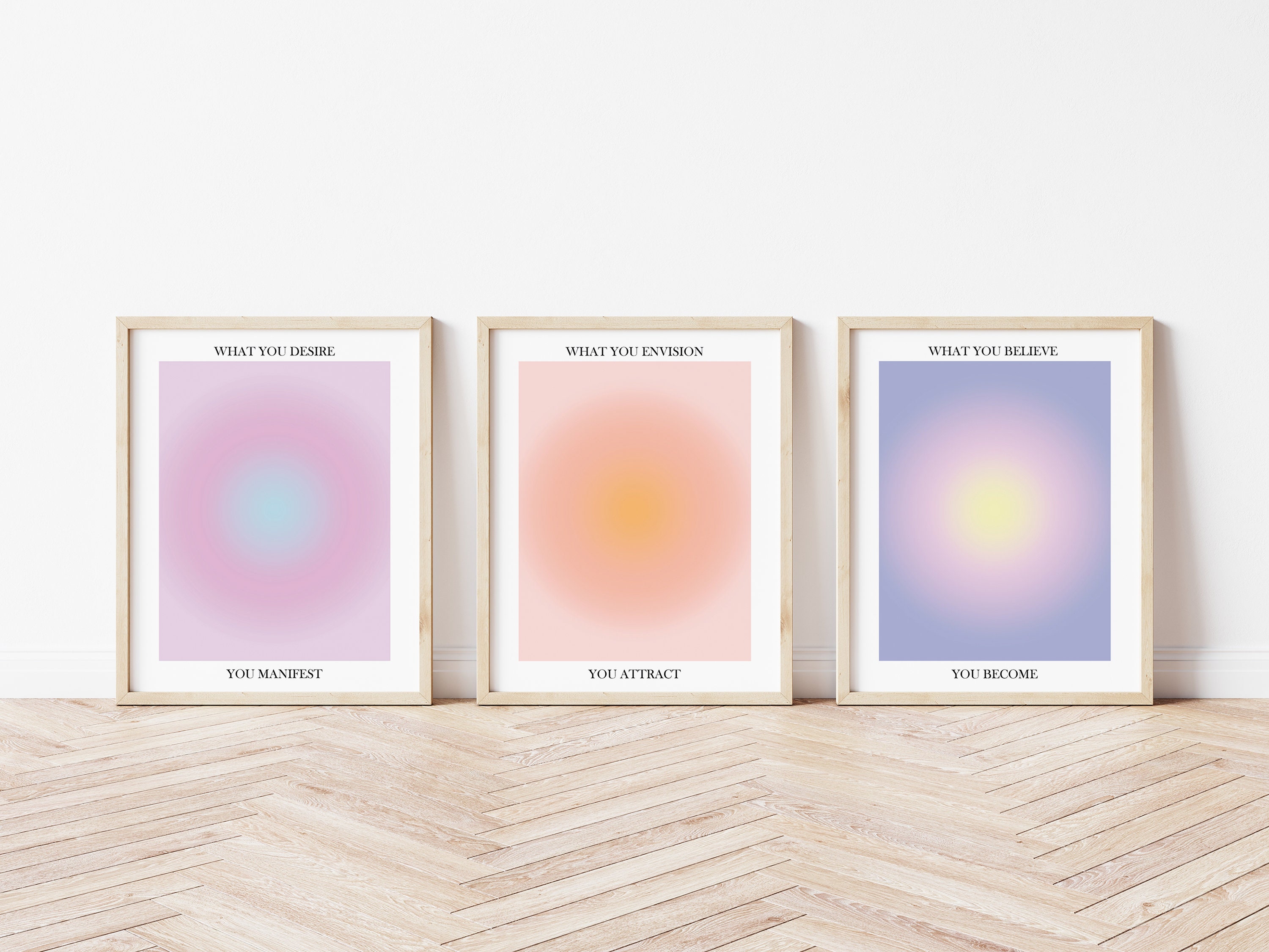 Aura Poster 3 Piece Wall Art Digital Download Printable - Etsy UK
