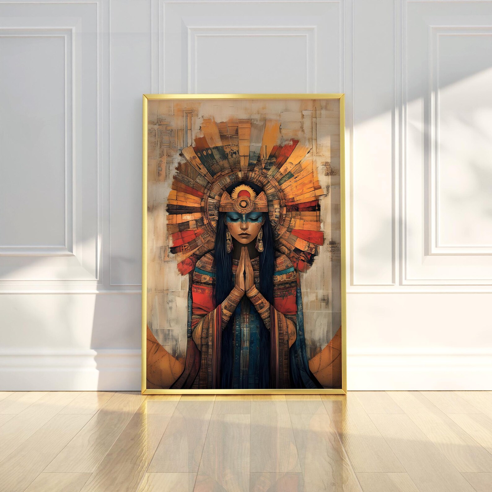 Pachamama Wall Art Incan Goddess of Fertility and Harvest Incan ...