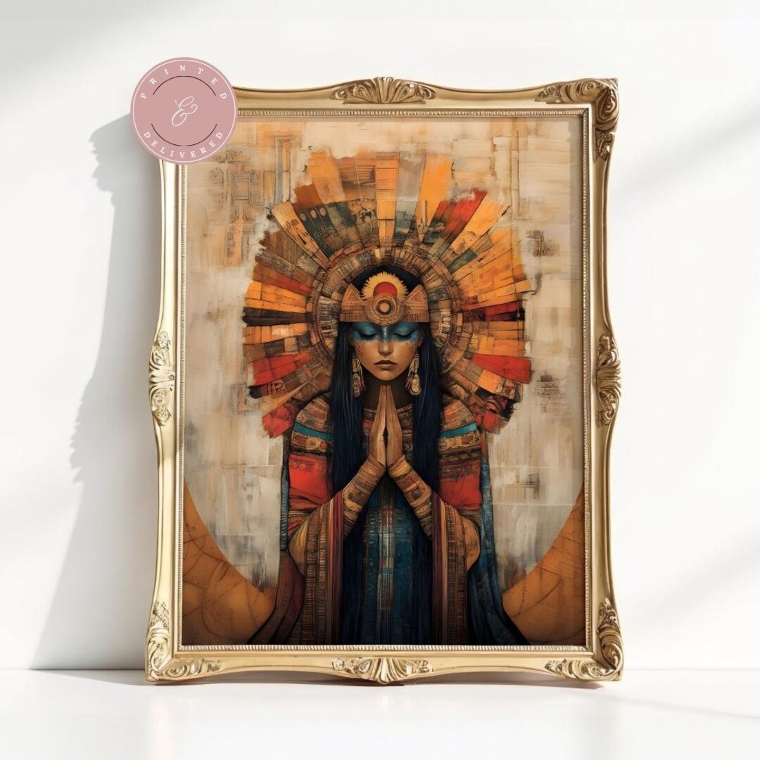 Pachamama Wall Art Incan Goddess of Fertility and Harvest Incan ...