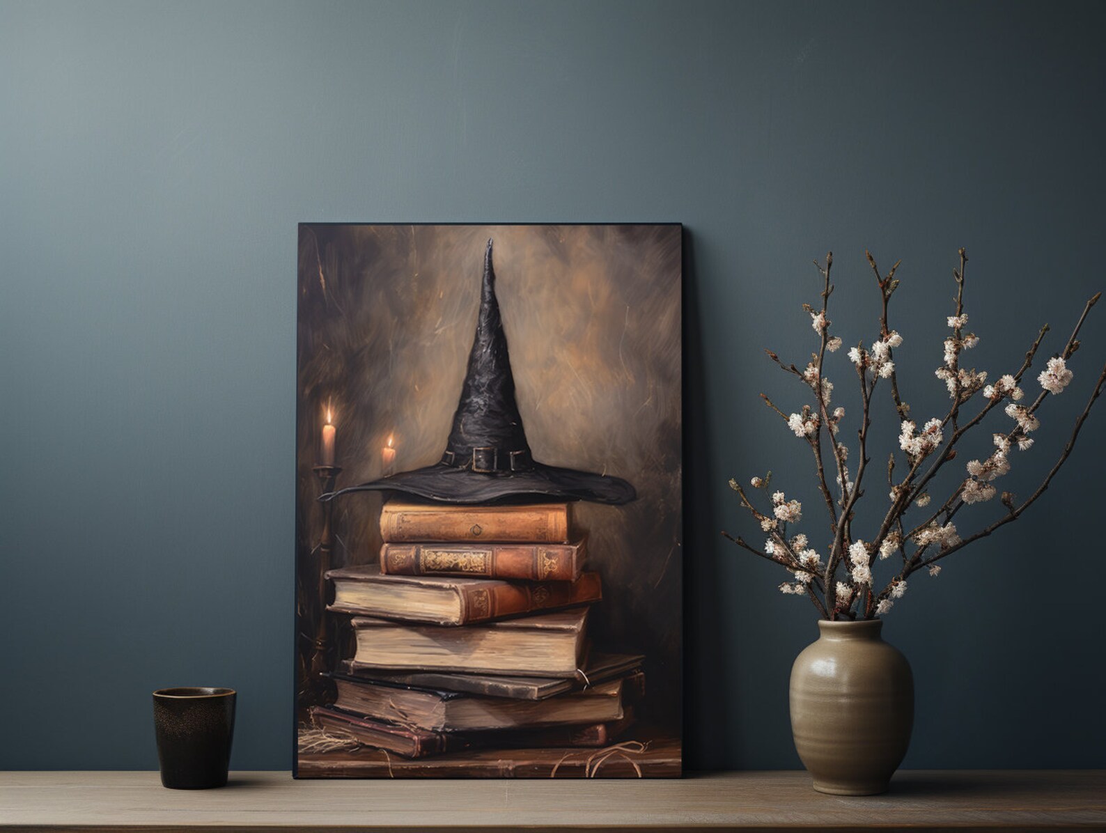 Halloween Wall Art Print Witchy Spells Prints Vintage Neutral Witch ...