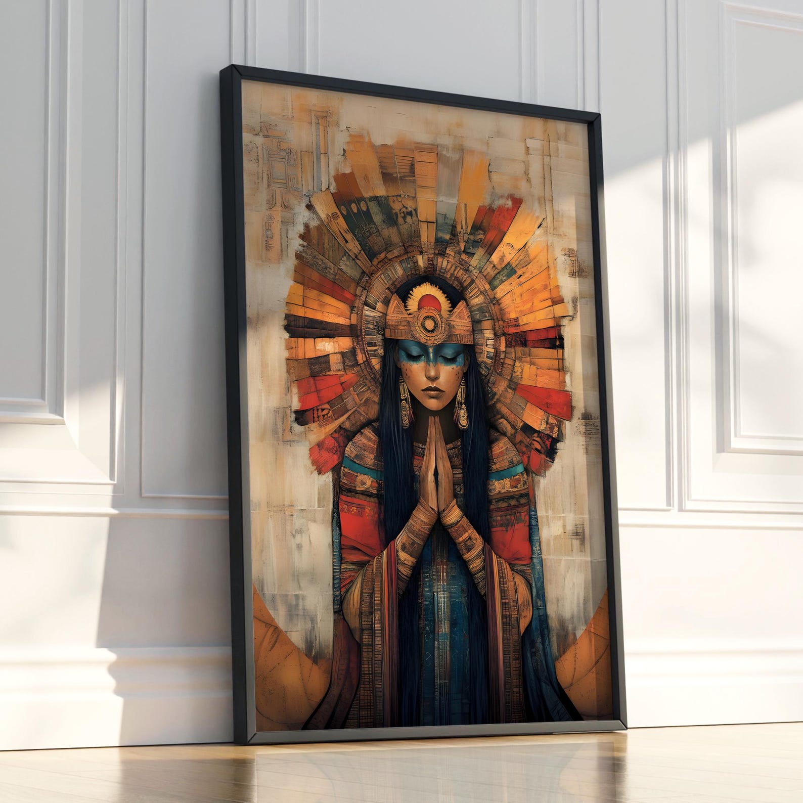 Pachamama Wall Art Incan Goddess of Fertility and Harvest Incan ...
