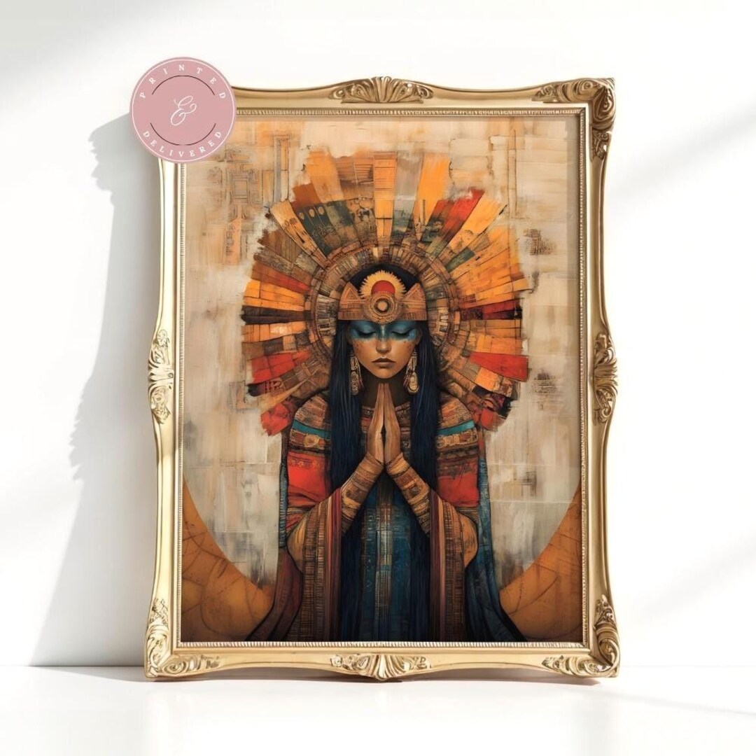 Pachamama Wall Art Incan Goddess of Fertility and Harvest Incan ...