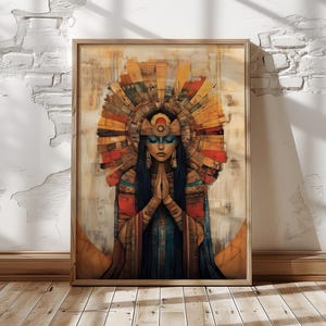 Pachamama Wall Art Incan Goddess of Fertility and Harvest Incan ...