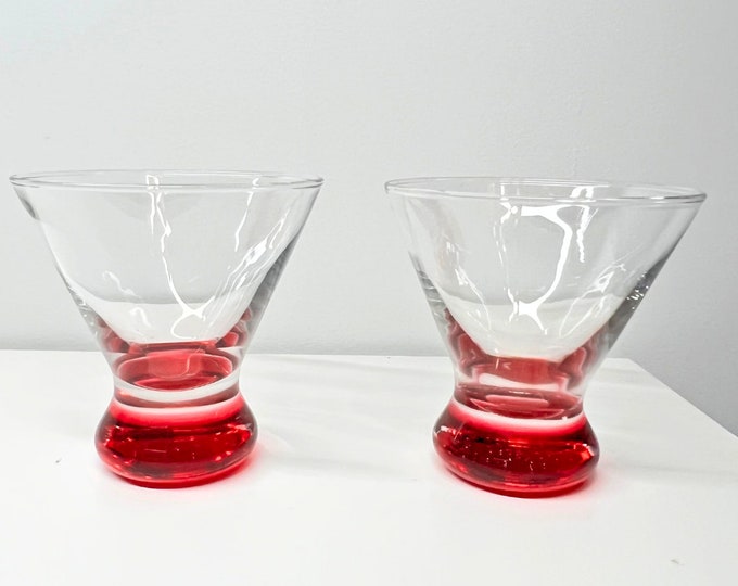 Stemless Martini Glass |dizzy by Crate and Barrel | Cocktail Glass - Etsy