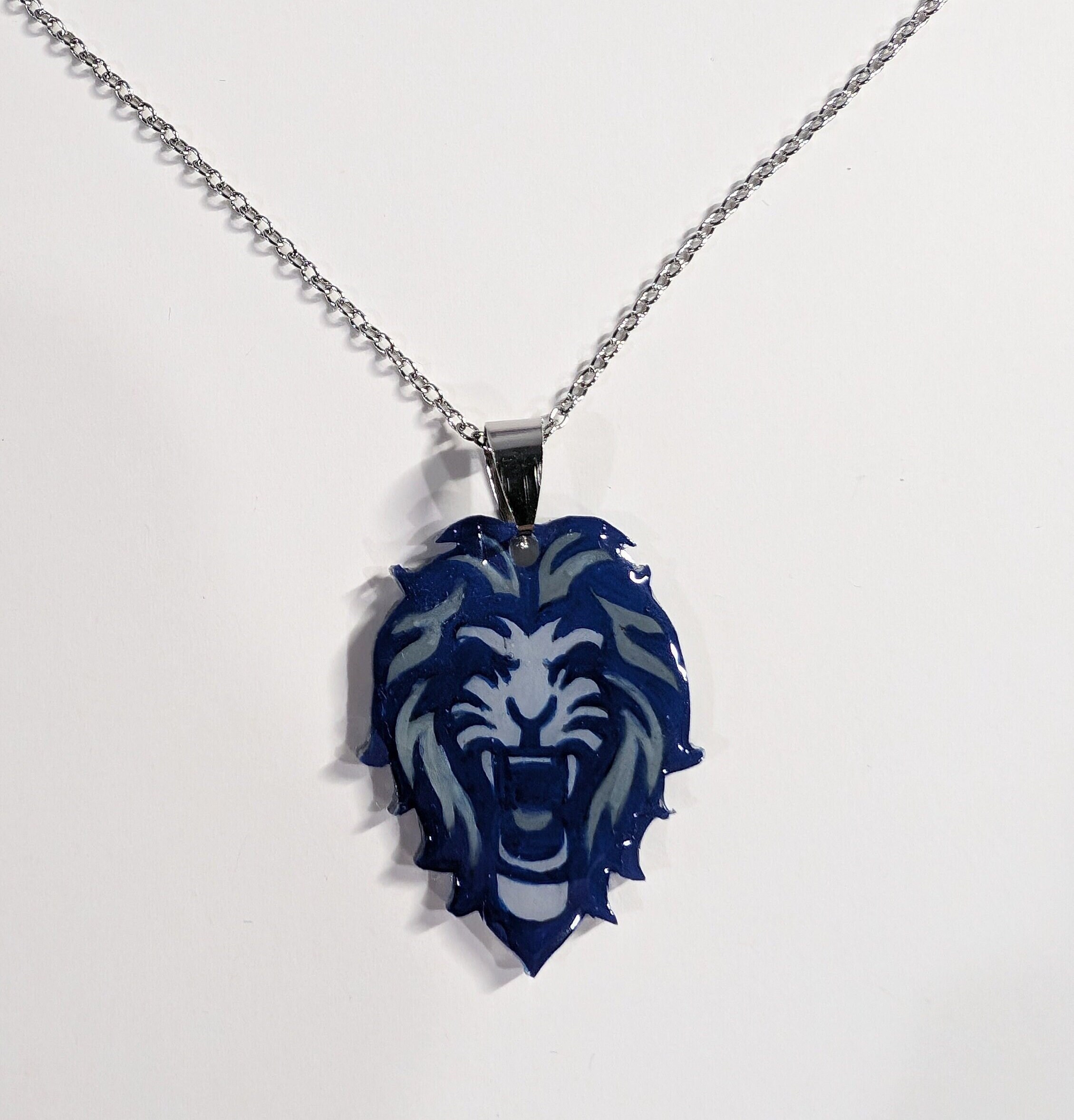 Roaring Lion Head, Detroit Lions - Etsy