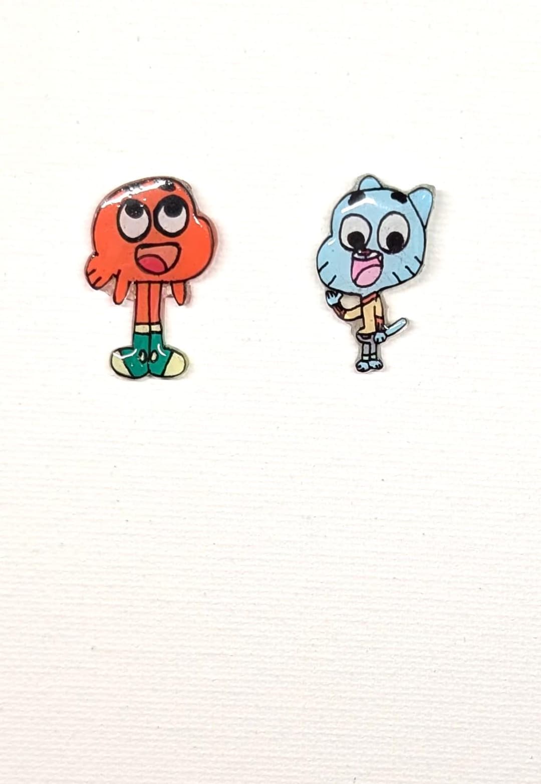 Gumball and Darwin Full Body Earrings, Handmade, Lightweight - Etsy