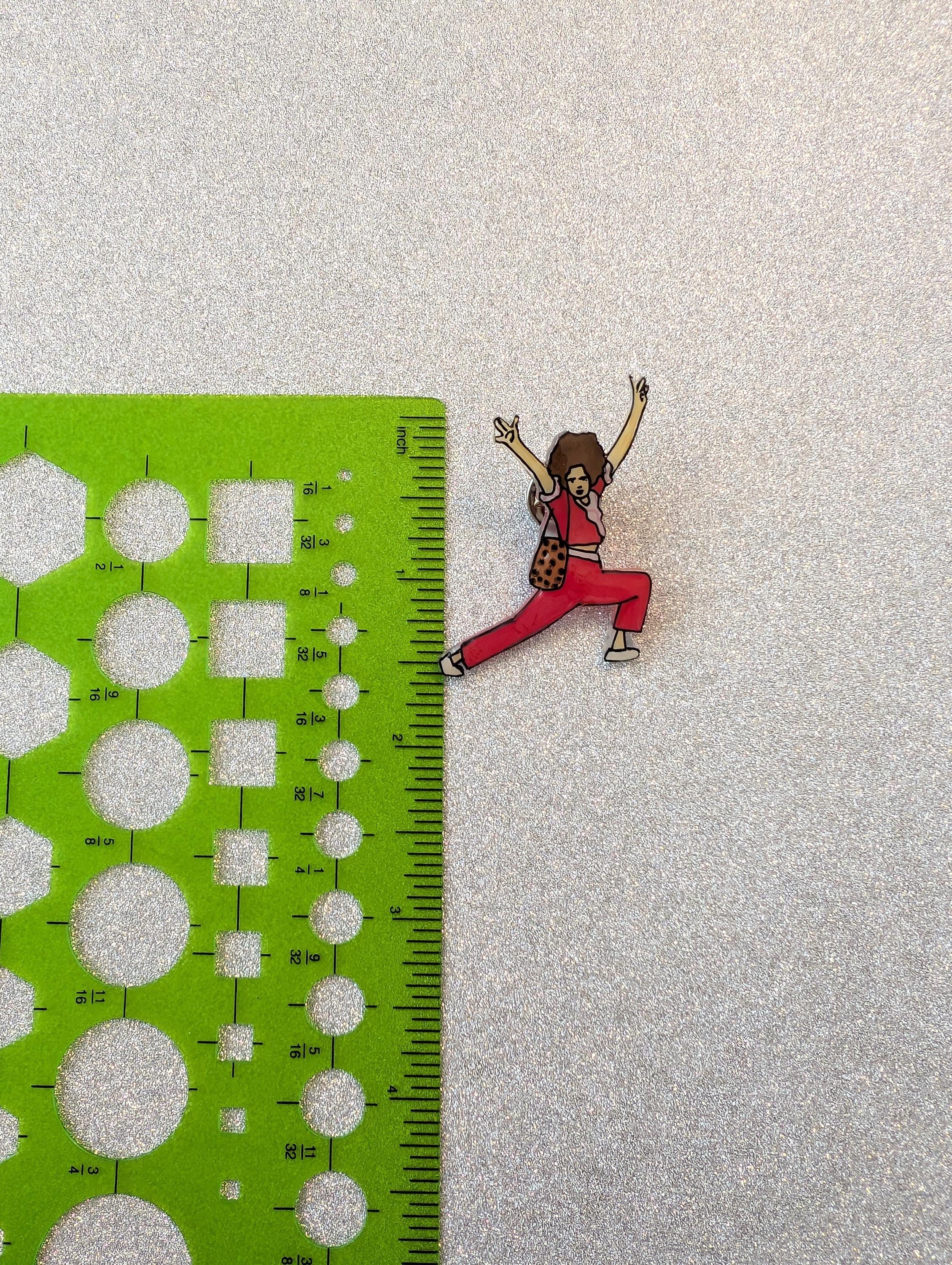 Sally O"malley Shrink Plastic Pin I'm 50! Hand Made - Etsy