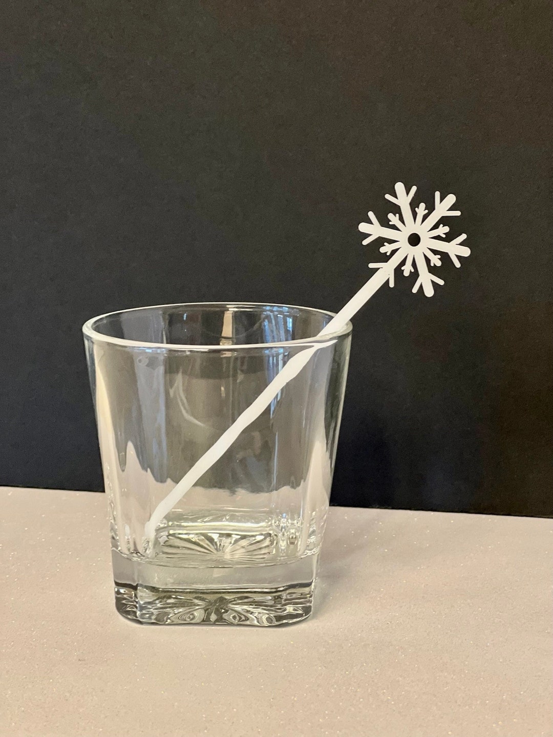 Snowflake Swizzle Sticks SVG File, CRICUT and GLOWFORGE, Laser Cut ...