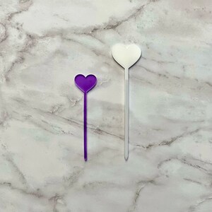 Heart Cake Topper SVG Files | Heart Cupcake Toppers Laser Cut File ...