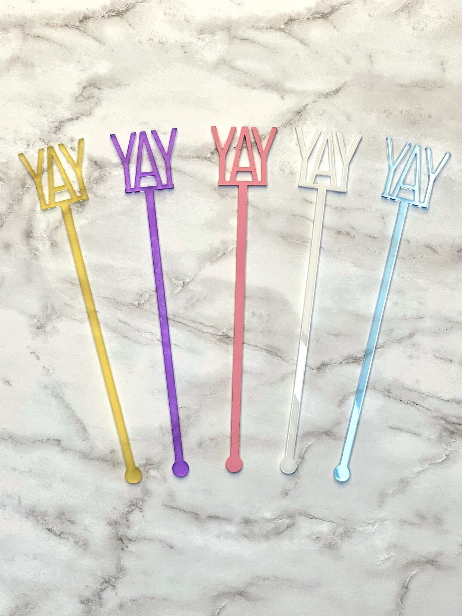 Yay Swizzle Sticks SVG File | Drink Stirrers Laser Cut File | Cocktail ...