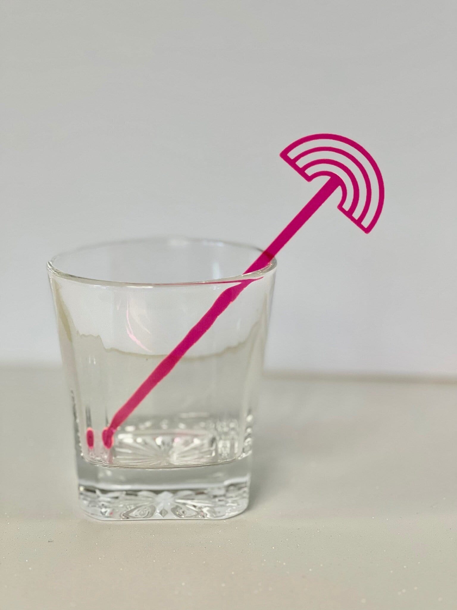 Rainbow Swizzle Sticks SVG File | Rainbow Drink Stirrers Laser Cut File ...