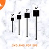 Swizzle Sticks Template Svg File Drink Stirrers Template Laser Cut File ...