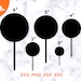 Round Cake Topper SVG | Cake Topper Bundle | Glowforge Cake Topper ...