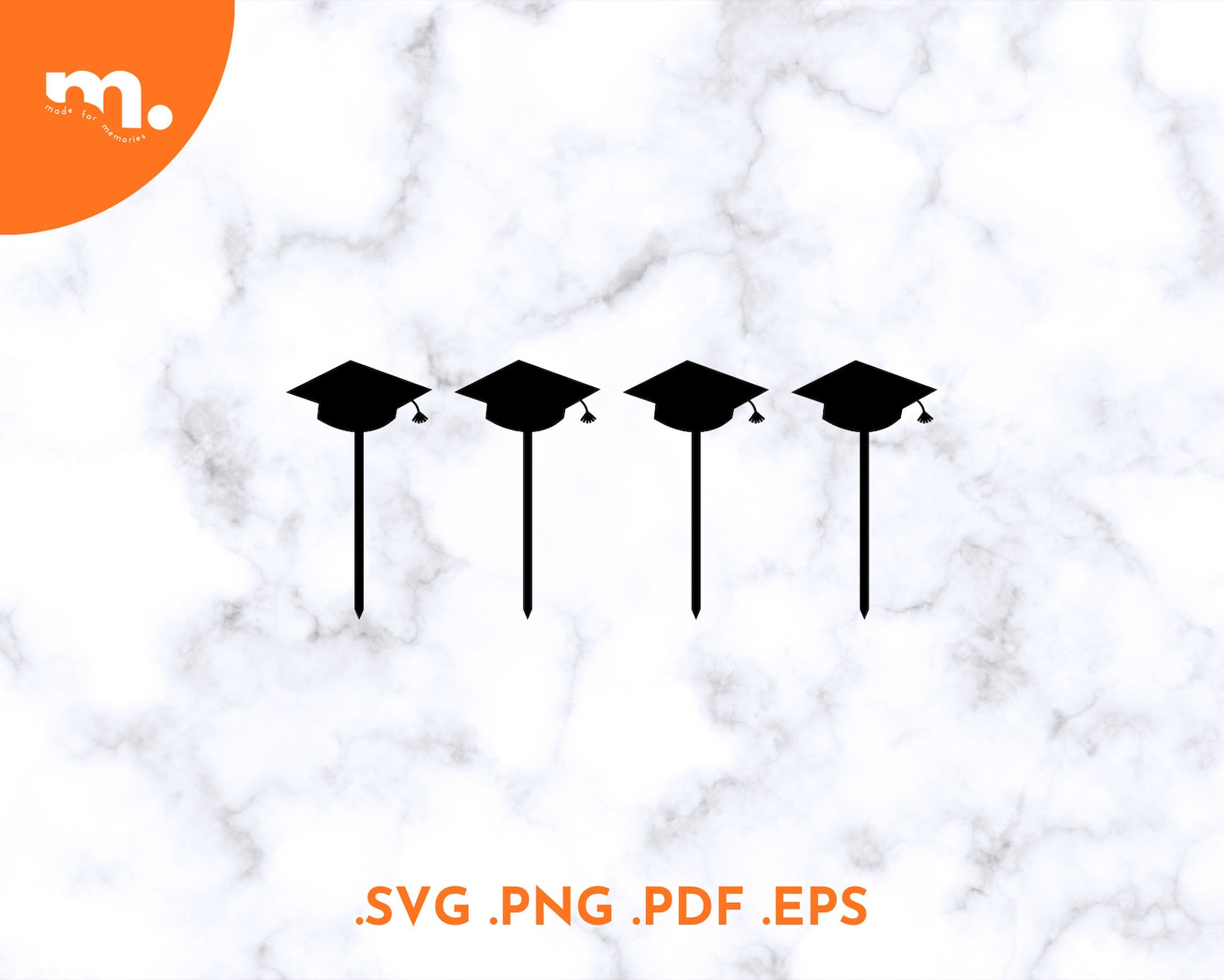 Graduation Cake Topper SVG File | Graduation Cap Cupcake Toppers Laser ...