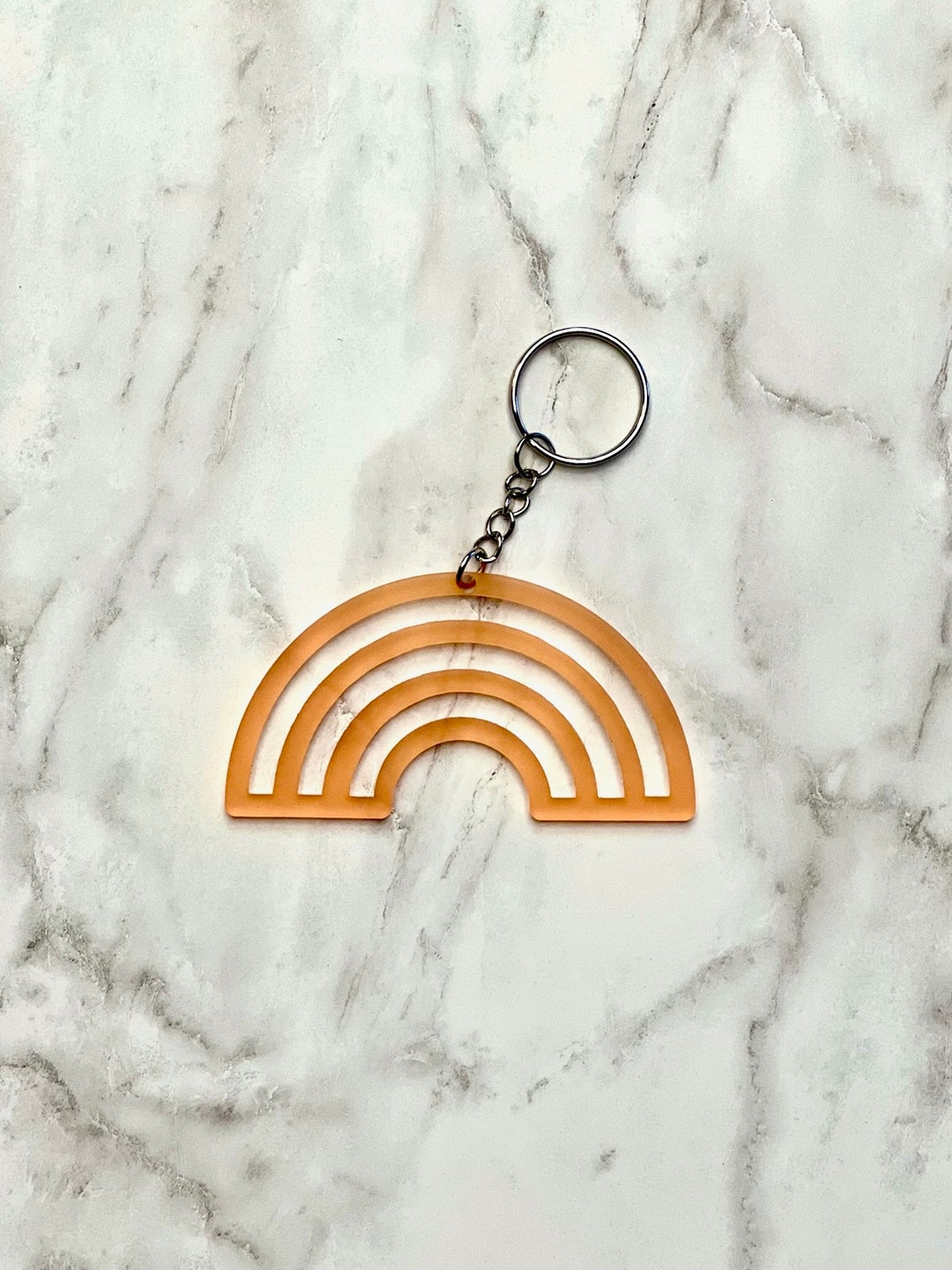 Rainbow Key Chain SVG File | Rainbow Key Chain PNG | Key Chain Cricut ...