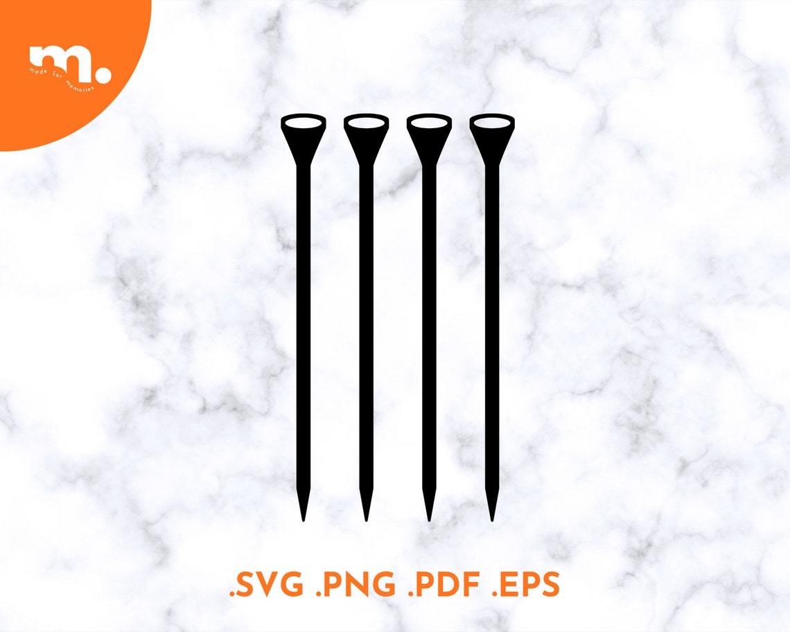 Golf Tee Drink Stirrers SVG File Golf Tee Stir Sticks Laser - Etsy