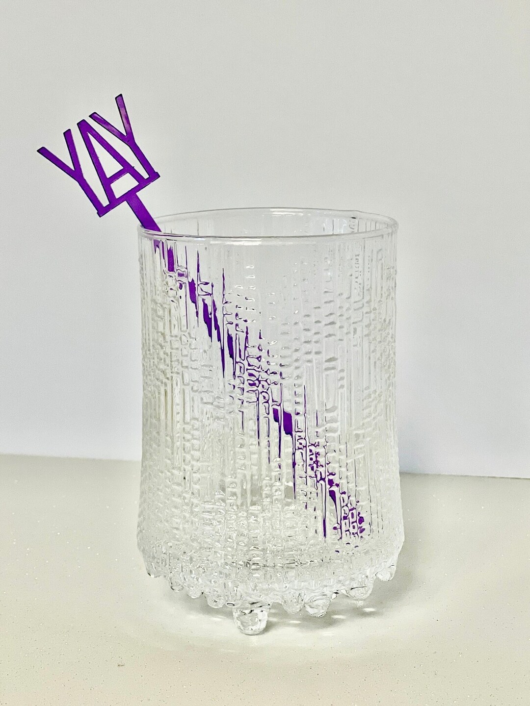 Yay Swizzle Sticks SVG File | Drink Stirrers Laser Cut File (digital ...