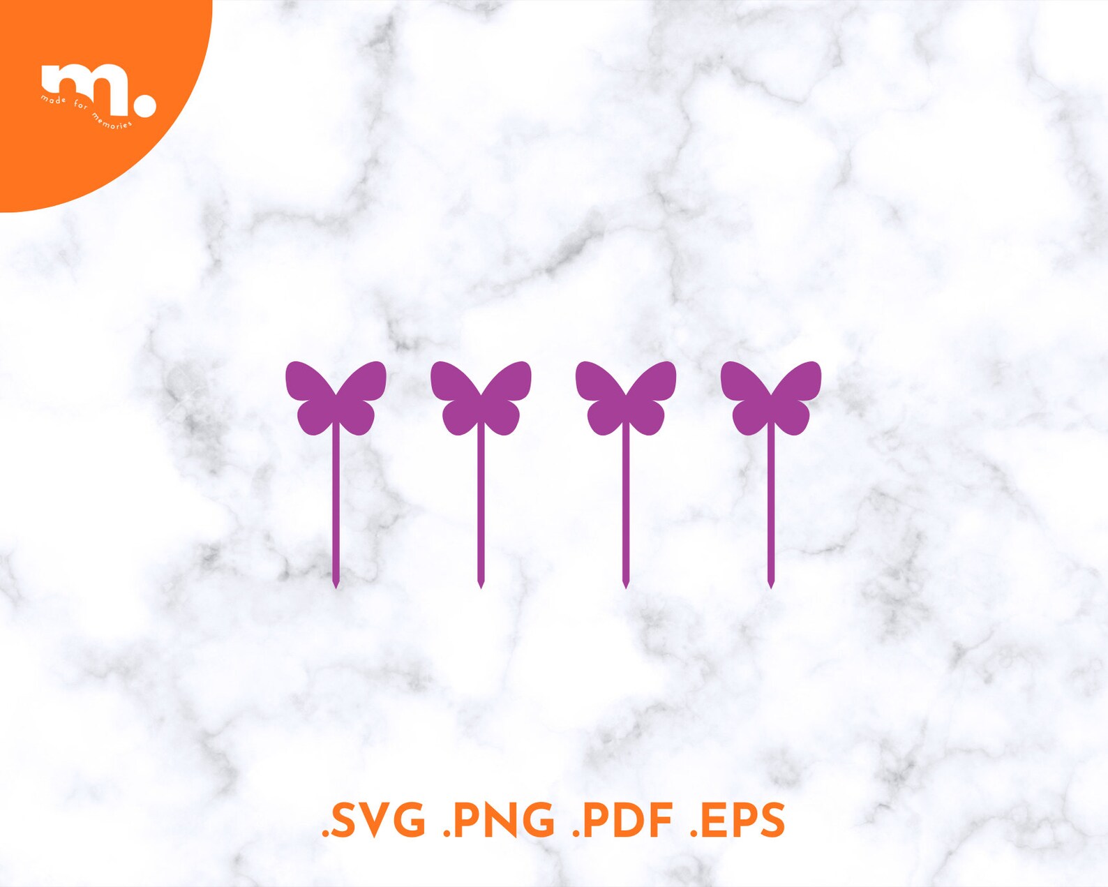 Butterfly Cake Topper SVG Files | Butterfly Cupcake Toppers Laser Cut ...