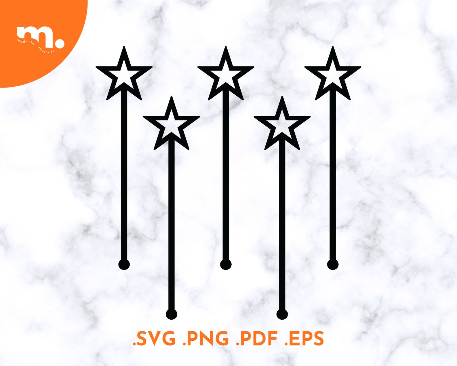 Star Swizzle Sticks SVG File | Star Drink Stirrers Laser Cut File ...