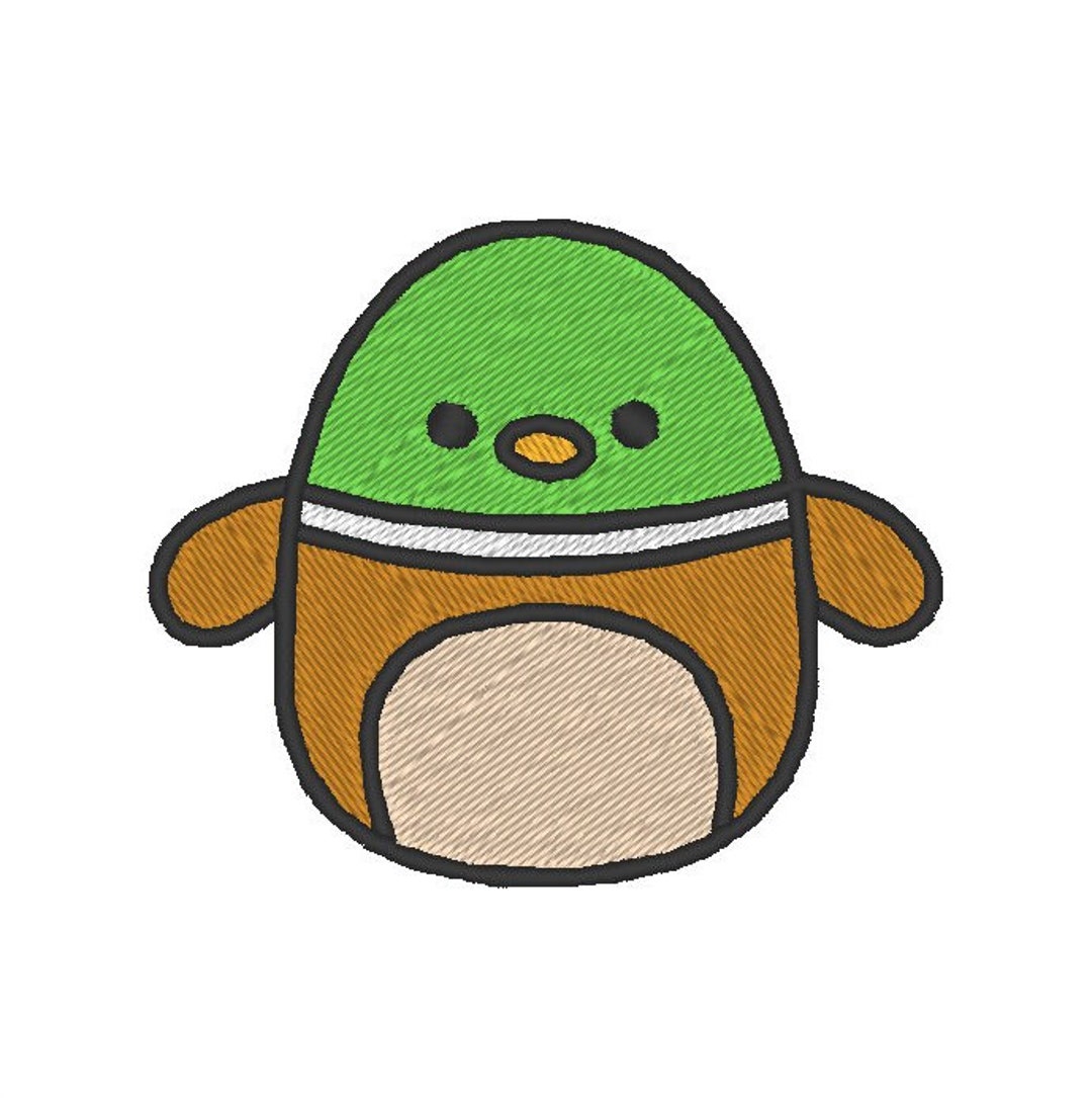 Avery the Duck Squishmallow Embroidery Design - Etsy