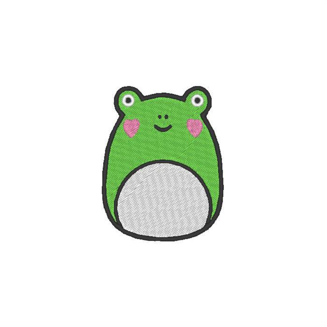 Philippe the Frog Squishmallow Embroidery Design - Etsy