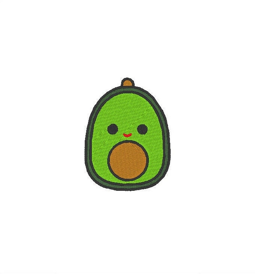 Austin the Avocado Squishmallow Embroidery Design - Etsy