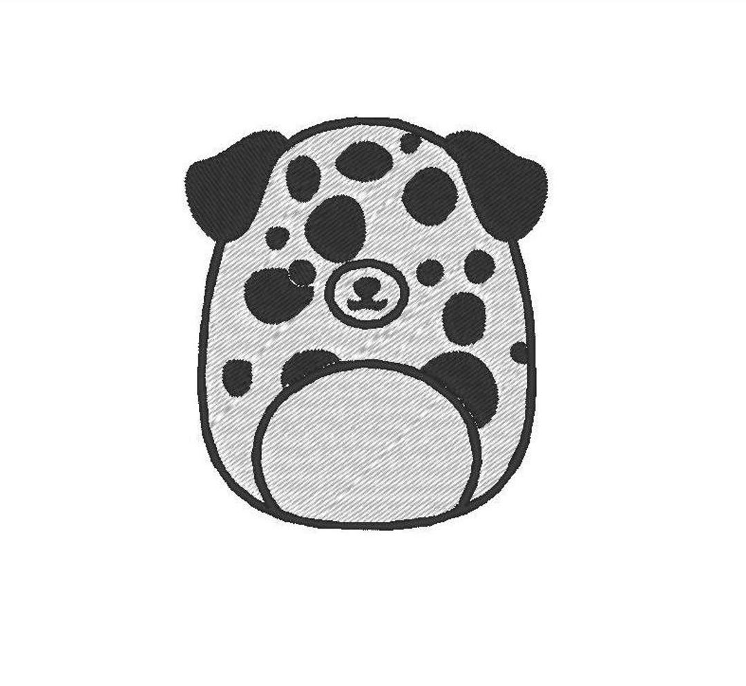Dustin the Dalmatian Squishmallow Embroidery Design - Etsy