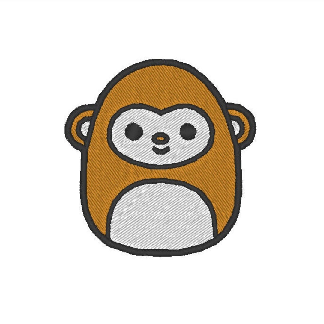Milly the Monkey Squishmallow Embroidery Design - Etsy