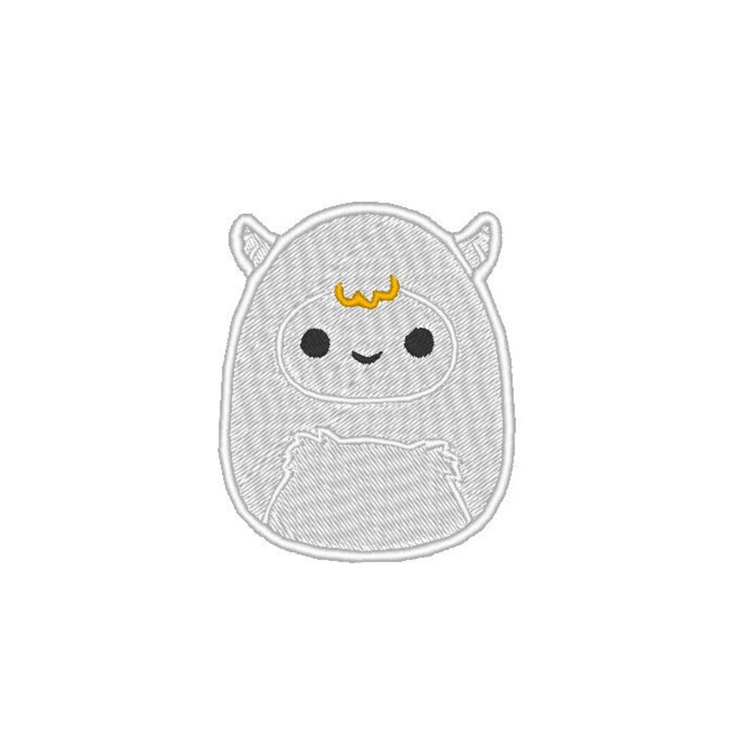 Yuri the Yeti Squishmallow Embroidery Design - Etsy