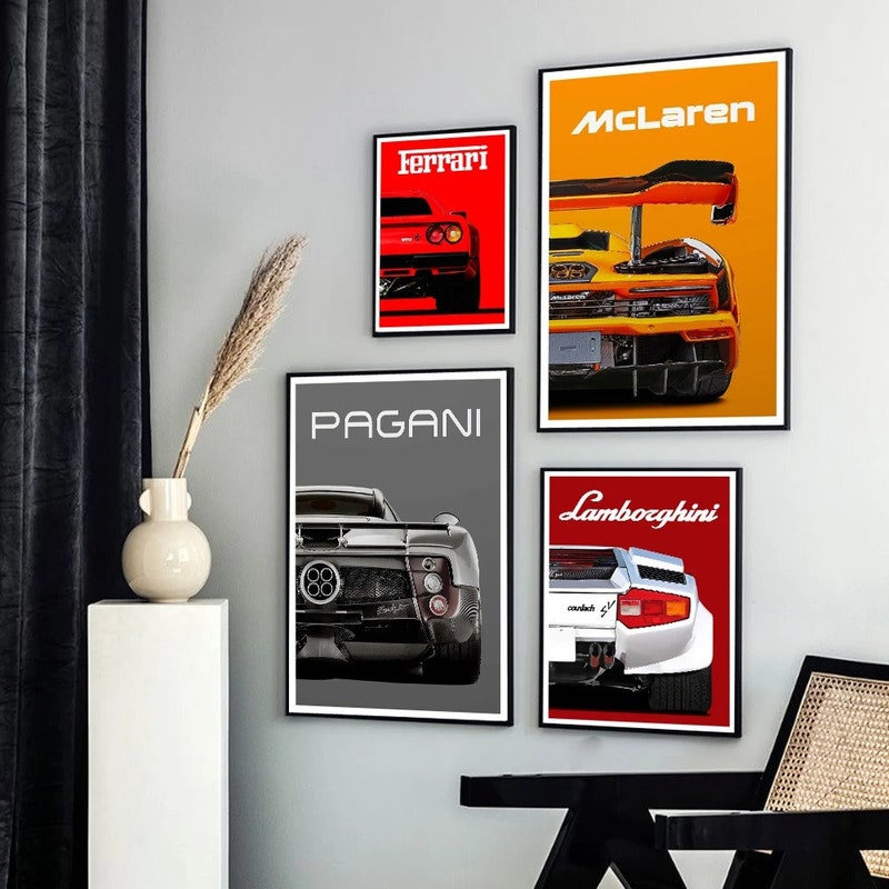 Buy Car Wall Poster Online In India - Etsy India
