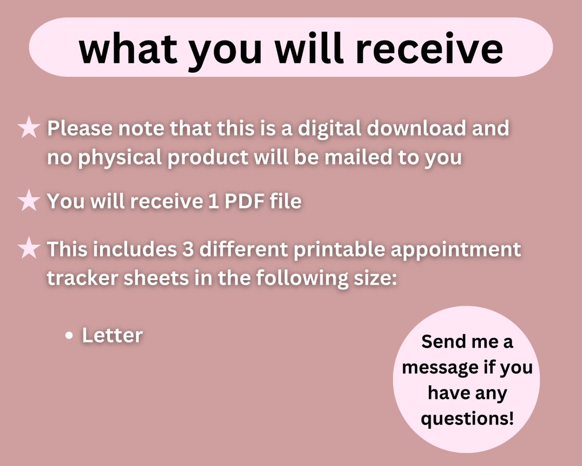 Appointment Tracker for Goodnotes Easy Appointment Tracker for iPad ...