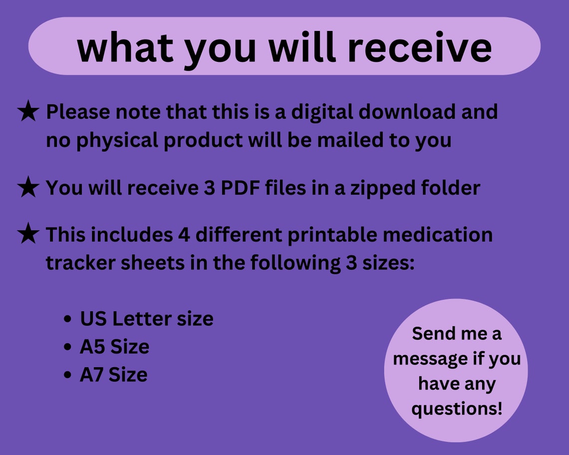 Medication Tracker for Goodnotes A5 A7 Easy Medication Tracker for iPad ...