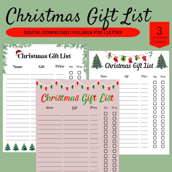 Christmas Gift Tracker - 60+ Gift Ideas for 2023