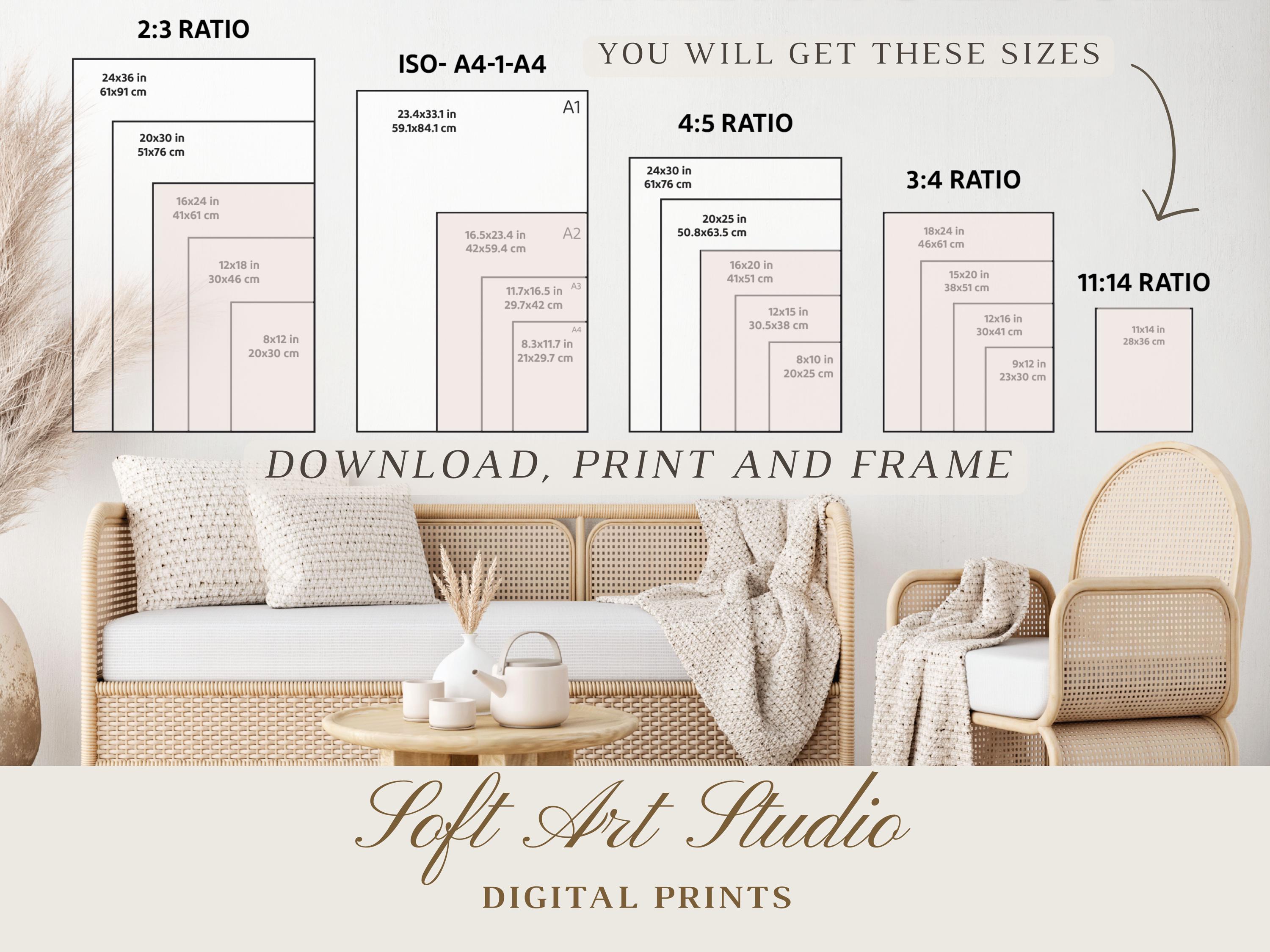 Subtle Christian Wall Art Floral Sketch Bible Verse Print, Philippians ...