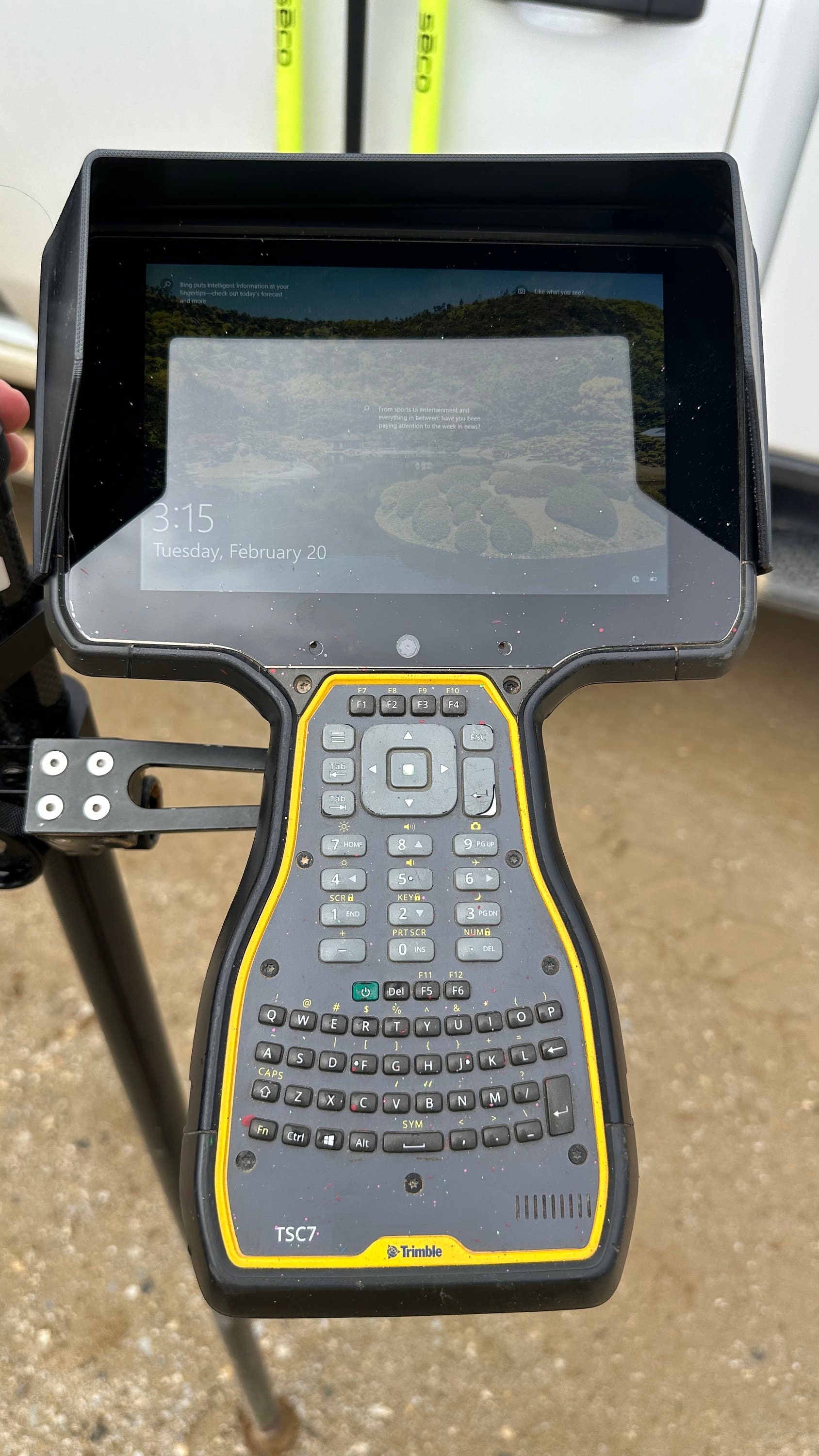 TSC7 Sun Visor Shade for Trimble or Spectra Precision Ranger 7 Data ...