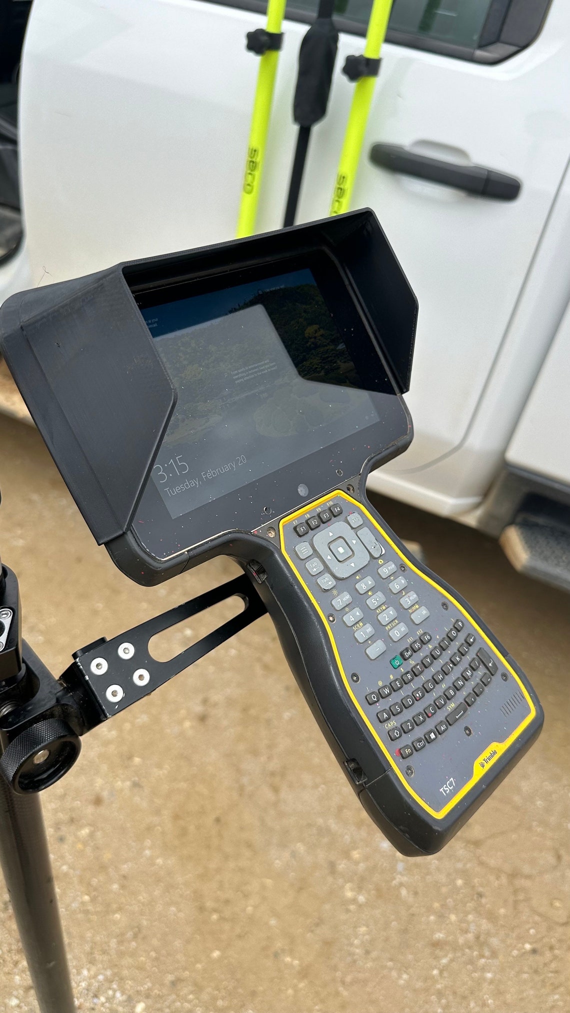 TSC7 Sun Visor Shade for Trimble or Spectra Precision Ranger 7 Data ...